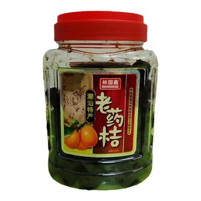 潮汕罐装老药桔林国鑫零食特产