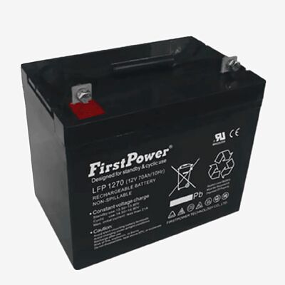 一电蓄电池LFP127012V70AH机房UPS电源配套消防照明EPS直流屏