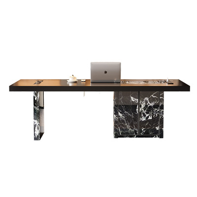 意式极简奢石岩板茶桌2025新款高端现代简约设计师高级感家用茶台