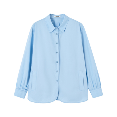 indicia标记商场同款25夏新款简约通勤风百搭质感衬衫 F2B5CS191N