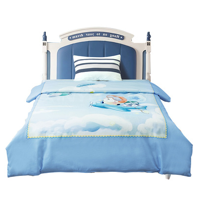 鑫缘100%儿童蚕丝被全棉数码印花
