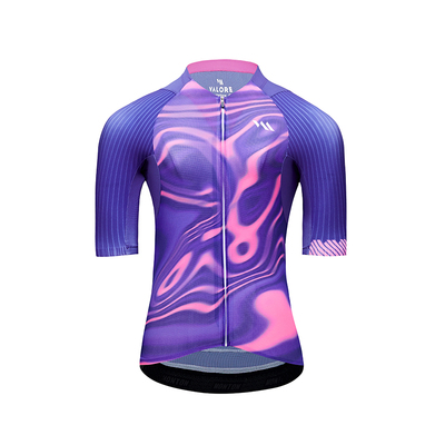 AOE透气速干骑行服短上衣多巴胺