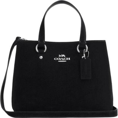 COACH/蔻驰奥莱女士牛皮革STATION CARRYALL手提包斜挎包