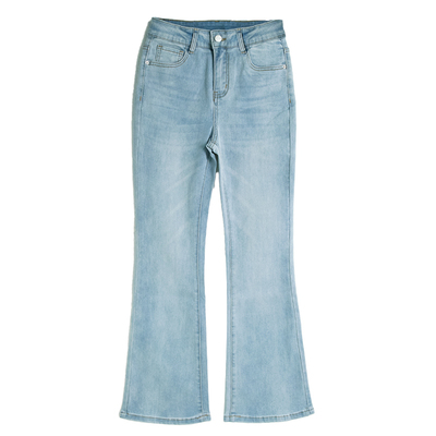 高腰韩系微喇牛仔裤女2026年新款