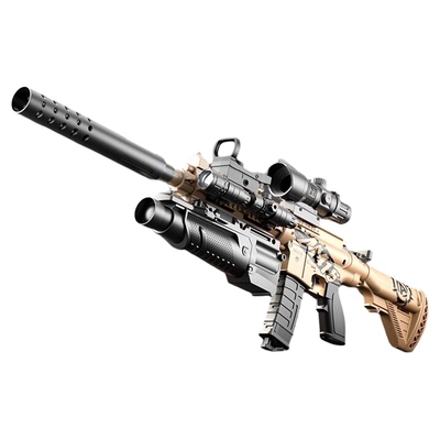 M416电动连发手自一体软弹枪儿童男孩抛壳仿真突击步枪礼物CS装备