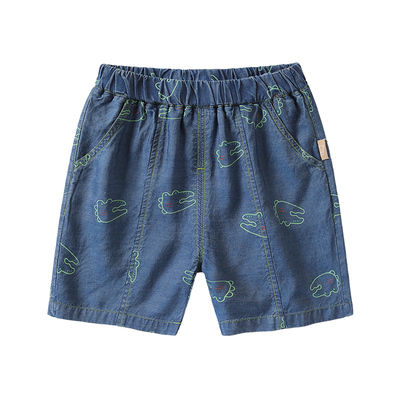 婴儿天丝牛仔短裤夏装
