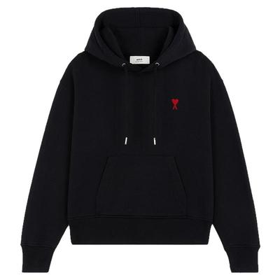 AMIPARIS红色爱心连帽卫衣