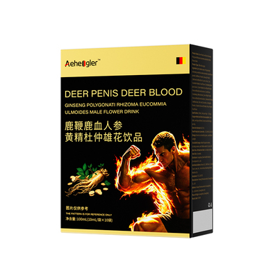 鹿鞭鹿血人参黄精杜仲雄花饮品