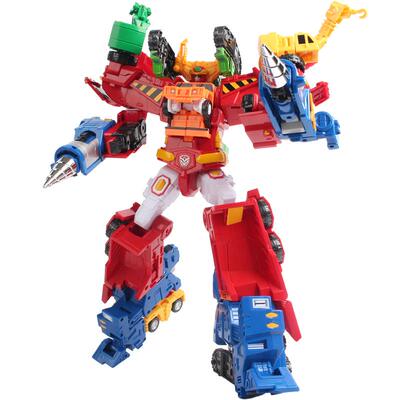 买奇酷正版咖宝车神六合体超级创建巨人重工战队变形男孩玩具礼物