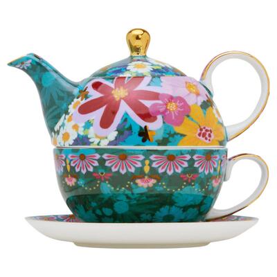 T2繁花似锦茶壶套装子母壶