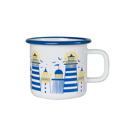 芬兰muurlains简约风搪瓷杯