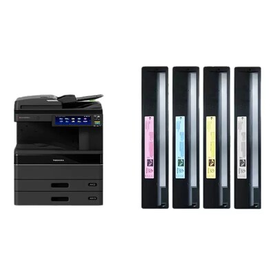 适用东芝2020AC粉盒e-STUDIO 2020ac 2520ac 2525 3025 3525 4525 5525 6525墨盒FC425C墨粉盒黑色碳粉盒粉筒