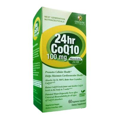 24小时缓释辅酶Q10胶囊美国原装
