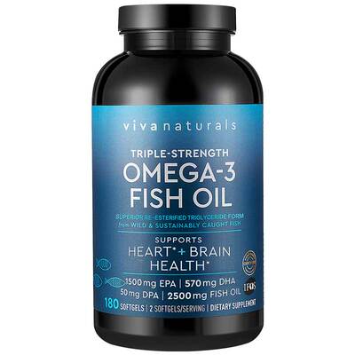Viva美国深海鱼油欧米伽3软胶囊