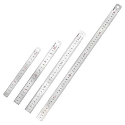 钢尺加厚不锈钢直尺铁钢尺加厚硬尺子15cm/30cm/50cm高精度钢板尺