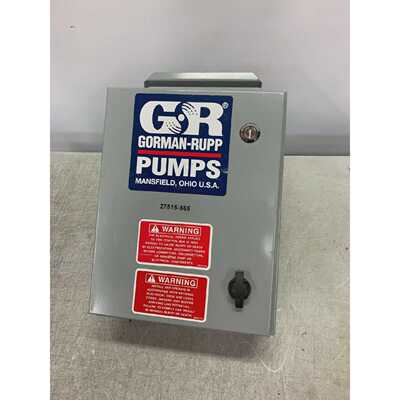 Gorman Rupp 27515565 Submersible Dewatering Pump Control Box