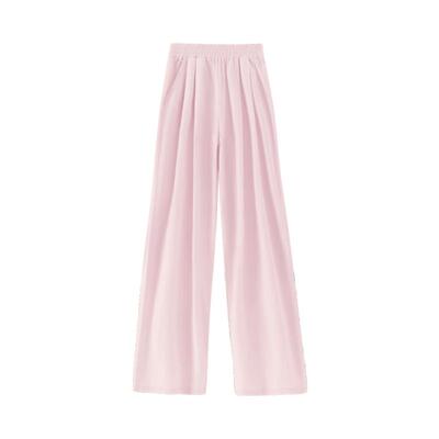 班尼路S&K系列山本阔腿裤女春夏新款轻薄垂感宽松日常百搭休闲裤N