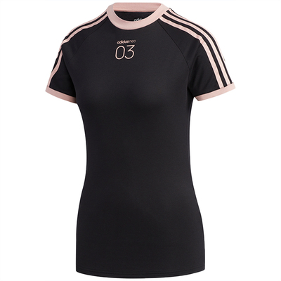 Adidas/阿迪达斯正品新款neo W CS 3S Tee 女子运动短袖T恤GL1190