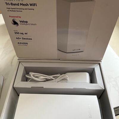 议价LINKSYS/领势路由器MX4200千兆WiFi6 5g穿墙王MX4200三频组网