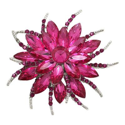 亚克力胸针夸张大气水晶配饰