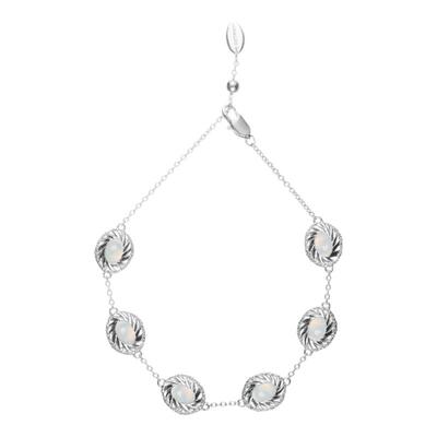 SOFTROOM镂空玛瑙白水晶手链