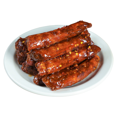 清真食品七众烤脖香辣糖醋回族小吃宿舍小零食即食鸡脖真空包装