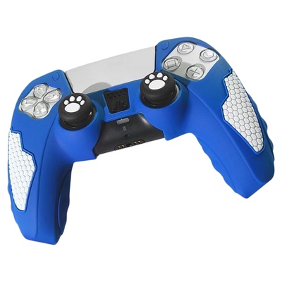 适用索尼SONYPS5手柄保护套游戏机手柄套防汗硅胶套送猫爪帽配件