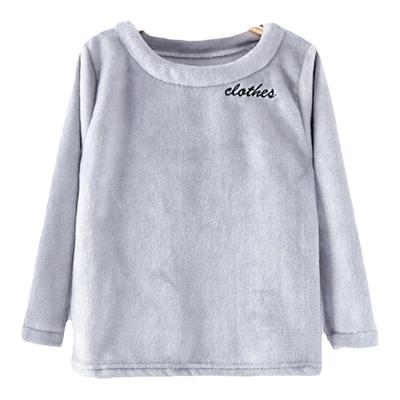 单件珊瑚绒亲子仙女套头衫睡衣