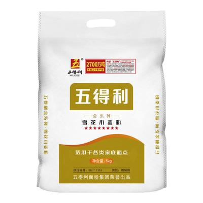 五得利金系列八星雪花5kg小麦粉