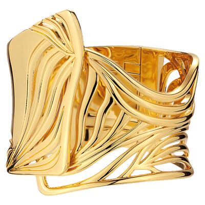 RetroChic复古时尚首饰春叶手镯