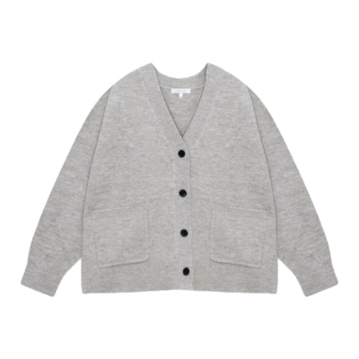 GLOBAL WORK 毛针织衫冬季新款时尚宽松系扣开衫毛衣115961