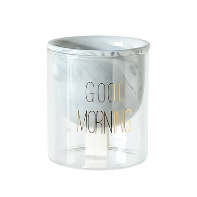 简约创意自动吸水陶瓷花盆INS风