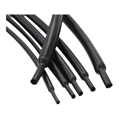 黑亮热缩管无字柔软亮面热收缩管