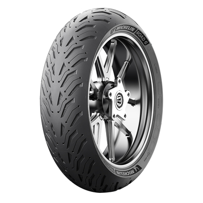 2条装米其林摩托车轮胎ROAD6 110/80ZR19+150/70ZR17湿地操控