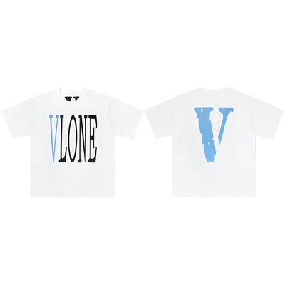VLONE26新品美式复古STAPLE系列经典撞色大LOGO印花短袖男女同款