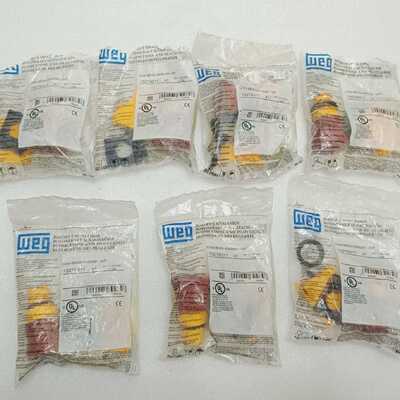 WEG CSW-BESG-00000001-3VF 22mm E-Stop Switch Kit Lot of 7 Ne