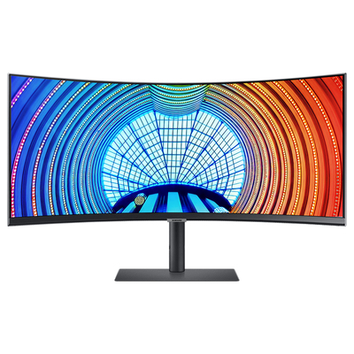 三星34英寸曲面显示器typec90W