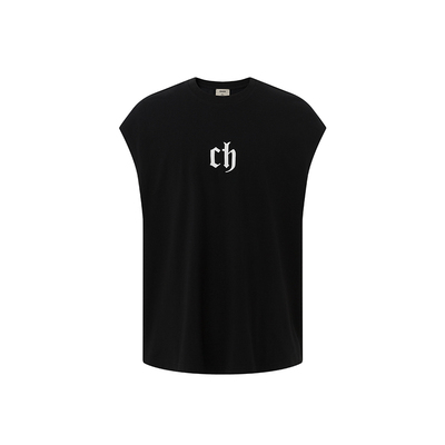 CH刺绣LOGO凉感无袖背心