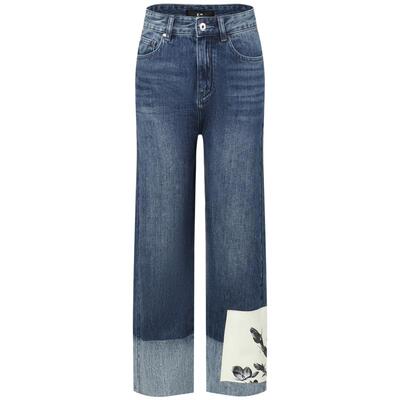 commemoi吕燕牛仔裤贴布