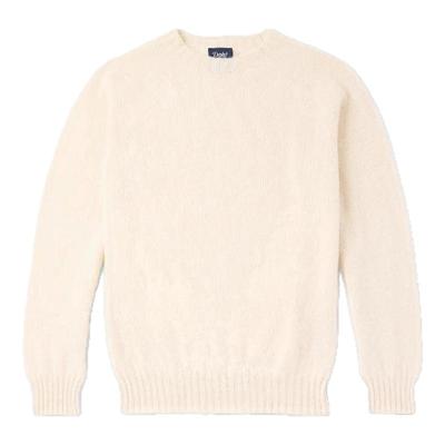 【早秋新品】Drake's 男款Shetland 磨毛羊毛毛衣 迷衣时尚