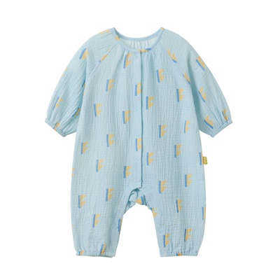 papa爬爬春季宝宝连体衣纯棉