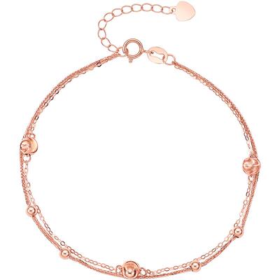 周大生18k金双层猫眼砂手链