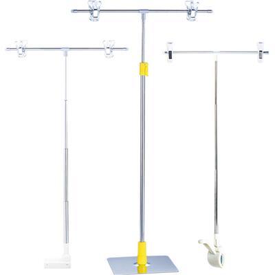 POP海报展示架不锈钢加厚底座