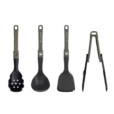Awada户外硅胶炊具铲勺套装折叠锅铲汤勺便携露营轻量化厨具套装
