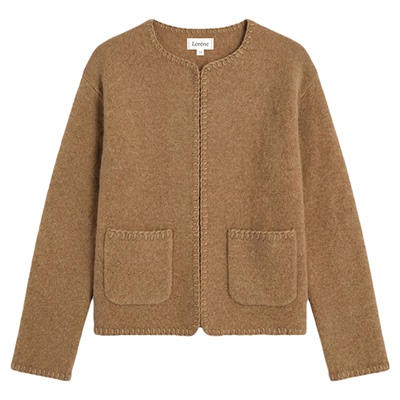 Lorene羊羔绒开衫毛针织衫