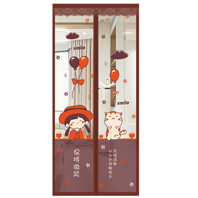 加宽魔术贴防蚊纱门磁吸超越家居