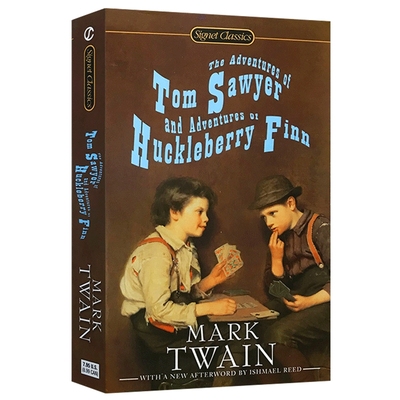 华研原版 正版 汤姆索亚 哈克贝利费恩历险记 英文原版小说 Adventures of Tom Sawyer 马克吐温 进口英语书籍 全英文版