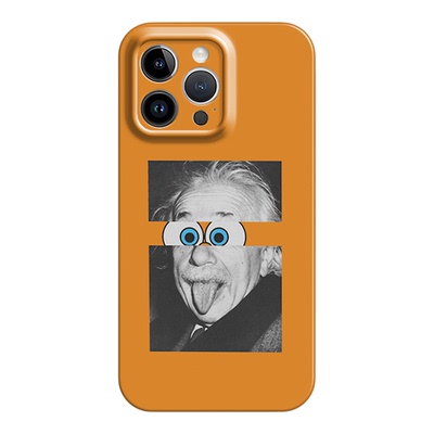 搞怪爱因斯坦适用iphone16promax菲林手机壳苹果17华为p70荣耀400magic7vivos20iqoo13软红米k80note14小米15