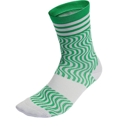 阿迪达斯运动同针织中筒袜一双装