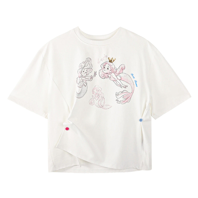 BarryBanny女童美人鱼短袖T恤